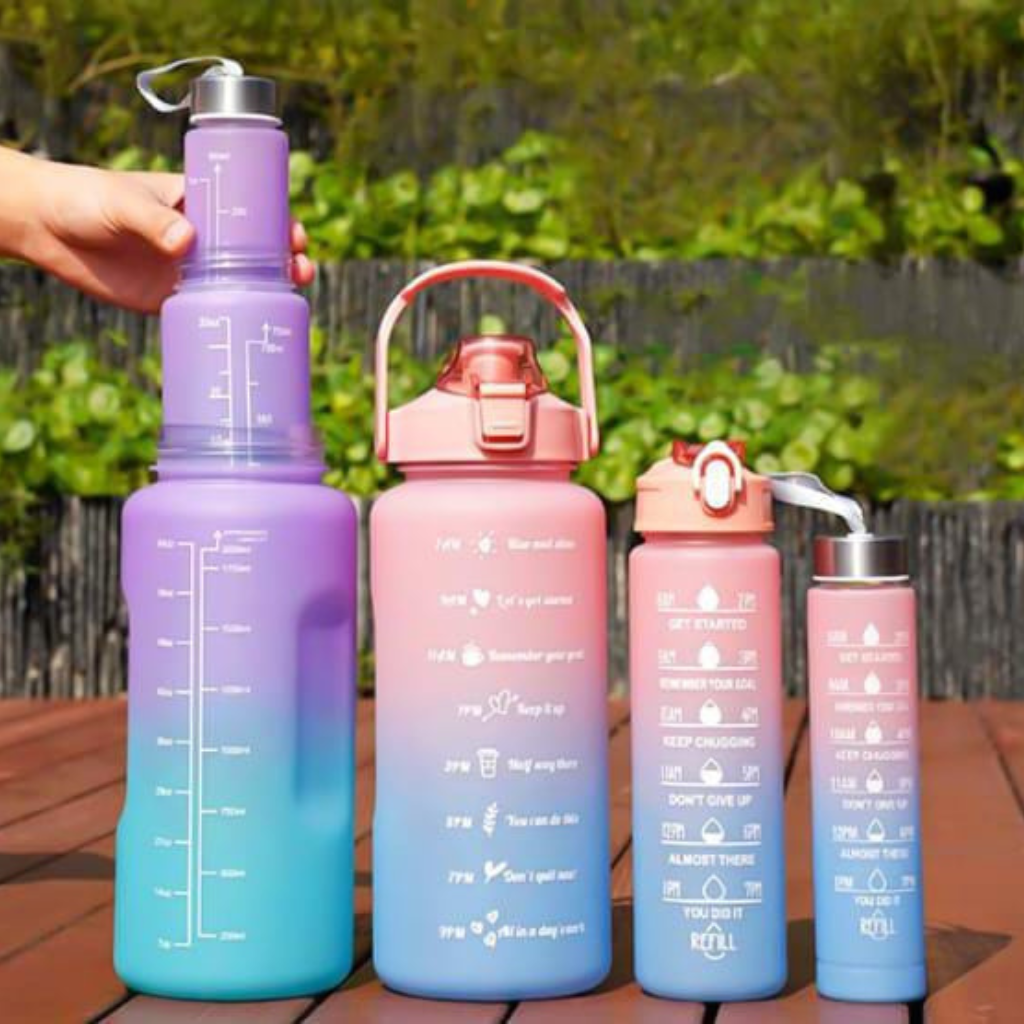 3 in 1 Motivational water bottles – Oyeka Imports & Traders
